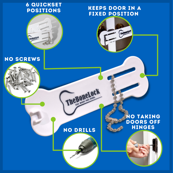 Perfect Tool For Keeping The Dog Out & Letting The Cat In | TheBoneLock